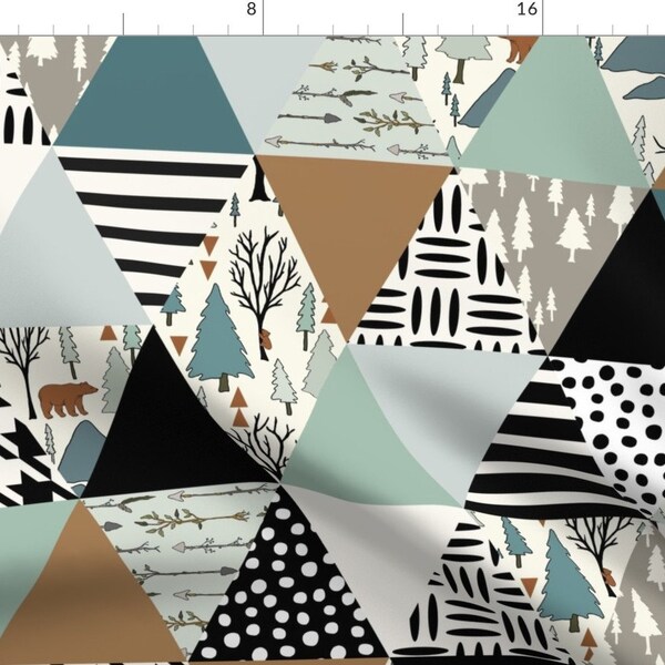 Woodland Fabric - Etsy