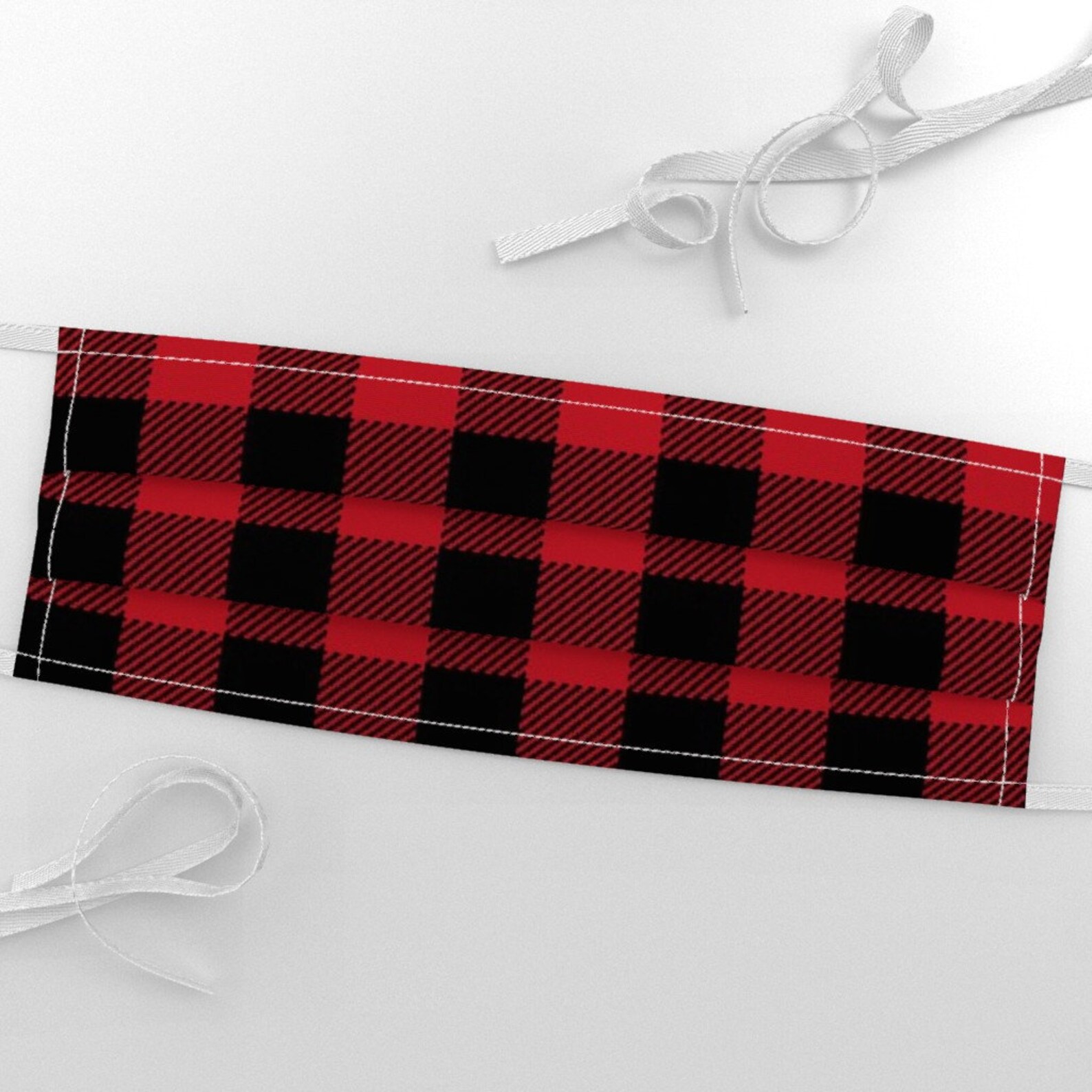 Buffalo Check Plaid Fabric Buffalo Plaid Black & Red | Etsy