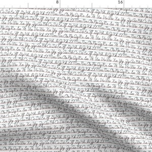 Cursive Fabric Cursive Handwriting by Wolfishie Cursive School ...