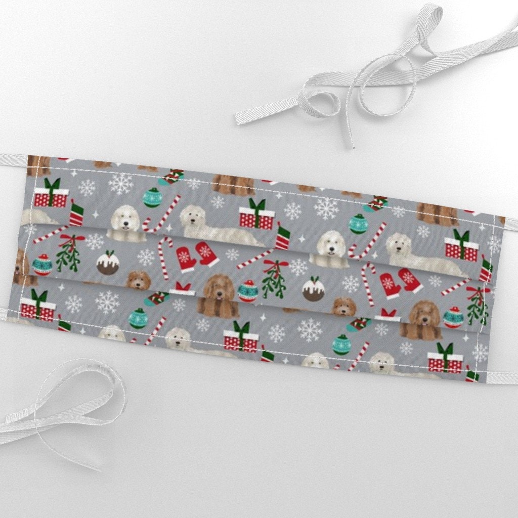 Labradoodle Fabric Labradoodle Dog Breed Christmas Stockings | Etsy