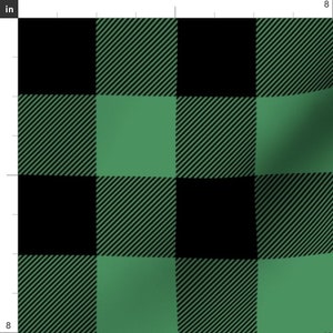 Buffalo Plaid Fabric Buffalo Plaid 2in Kelly Green by Misstiina Buffalo ...