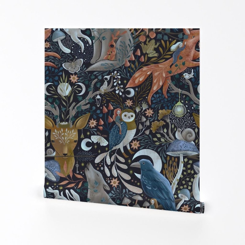 Dark Wolf Wallpaper - Etsy