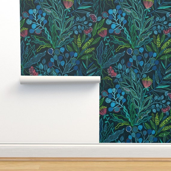 Australian Flora Wallpaper Botanical Vibes by Kostolom3000 - Etsy