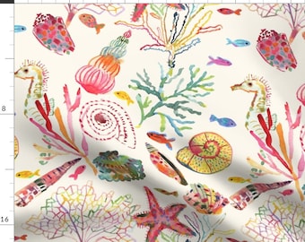 Seashore Fabric - Etsy