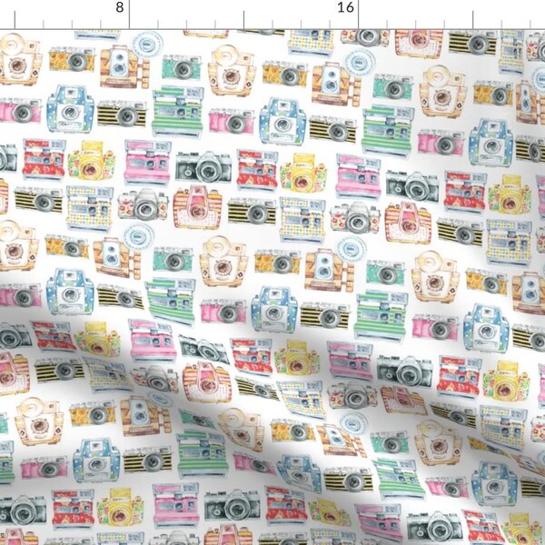 Camera Fabric - Etsy