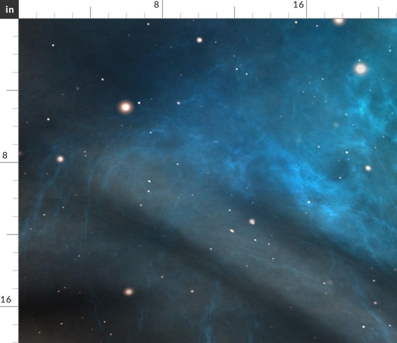 Orion Fabric Blue Orion Galaxy by Mamastaumps Orion Galaxy | Etsy