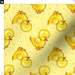 Kitsch Ducks Fabric - Rubber Duckie Starry Skies by Parisbebe- Yellow ...