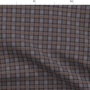 Muted Red and Blue Plaid Fabric Fraser Tartan Plaid by | Etsy