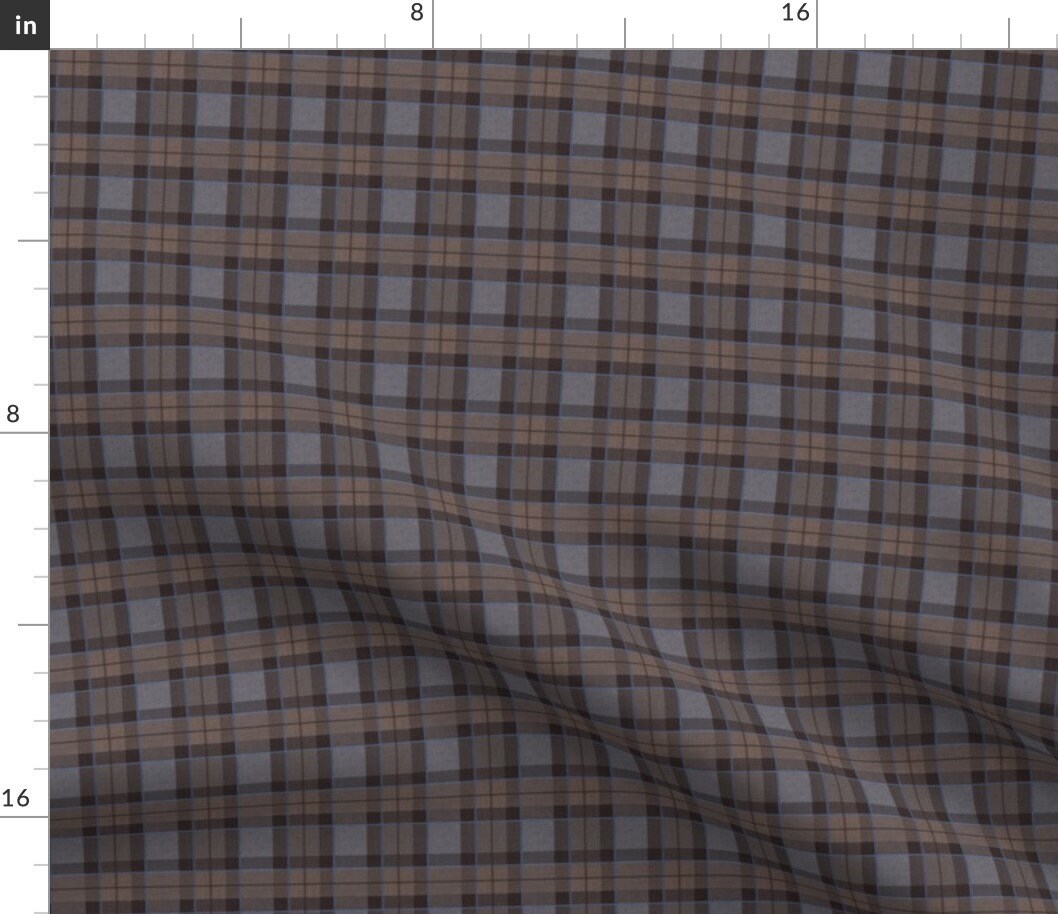 Muted Red and Blue Plaid Fabric Fraser Tartan Plaid by - Etsy