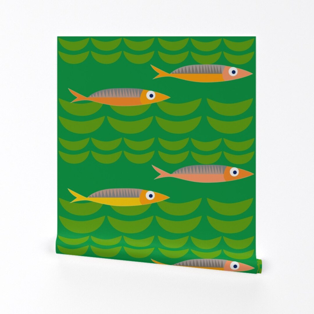 Swimming Fish Wallpaper Green Fish by Kheckart Green River Fish Custom ...