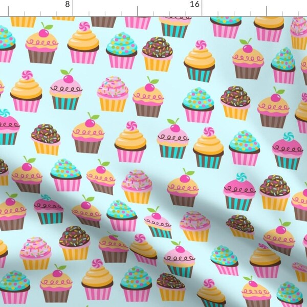 Cupcake Fabric by the Yard - Etsy