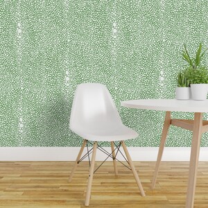 Animal Wallpaper Green Shagreen by Danika Herrick Green Antelope ...