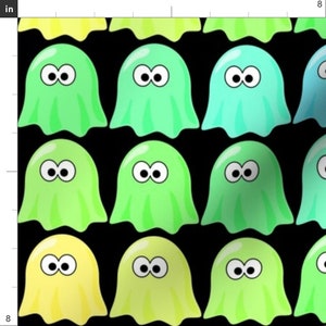 Ombre Ghosts Fabric Colorful Ghosts Pattern by Jamesdean Colorful ...