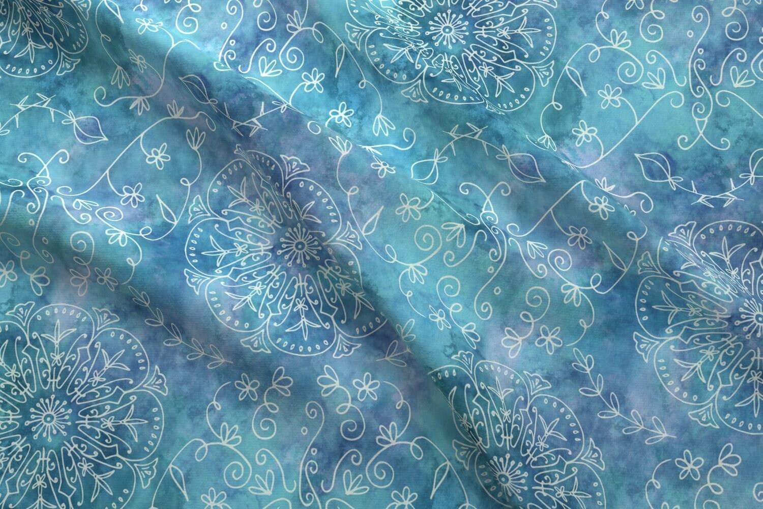 Bohemian Fabric Bohemian Butterflies By Natalia Gonzalez | Etsy