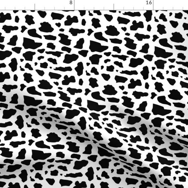 Cow Print Fabric - Etsy
