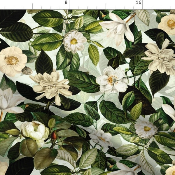 Botanical Fabric - Etsy