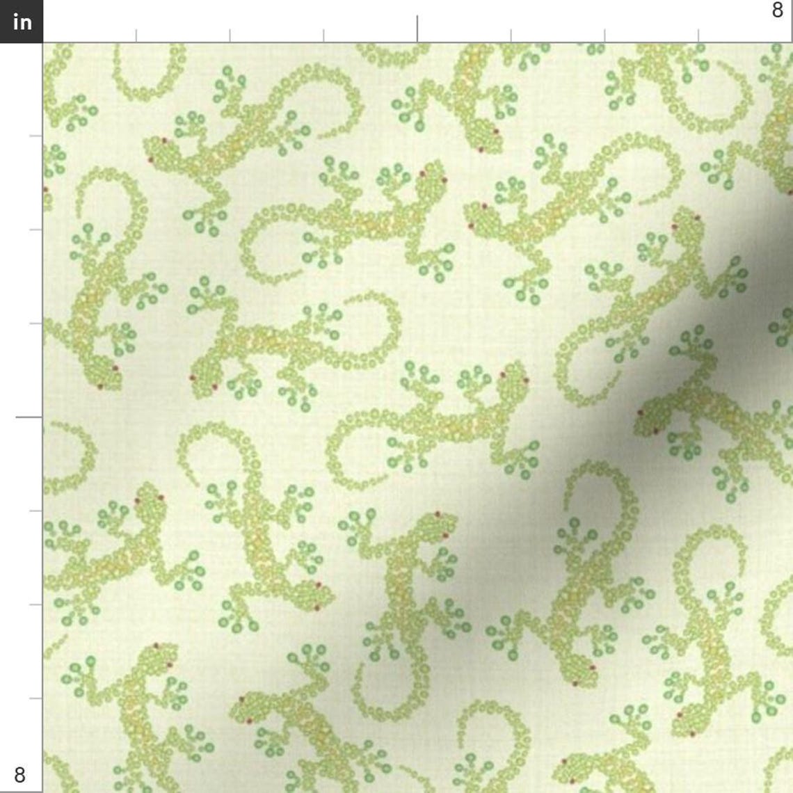 Dotted Lizards Fabric - Ditsy Dotsy Lizards by Melhales - Dotted Lizard ...