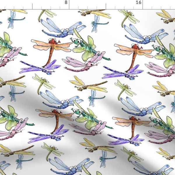 Dragonfly Fabric - Etsy