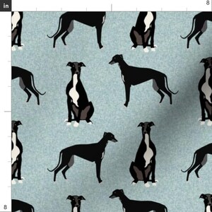 Greyhound Fabric - Greyhound Black Pet Quilt B Coordinate Nursery by ...