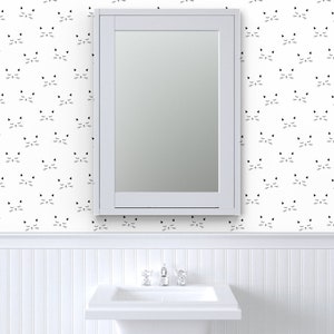 Cats Wallpaper Cats by Kimsa Cats Sleepy Eyes Nursery Black Cream ...