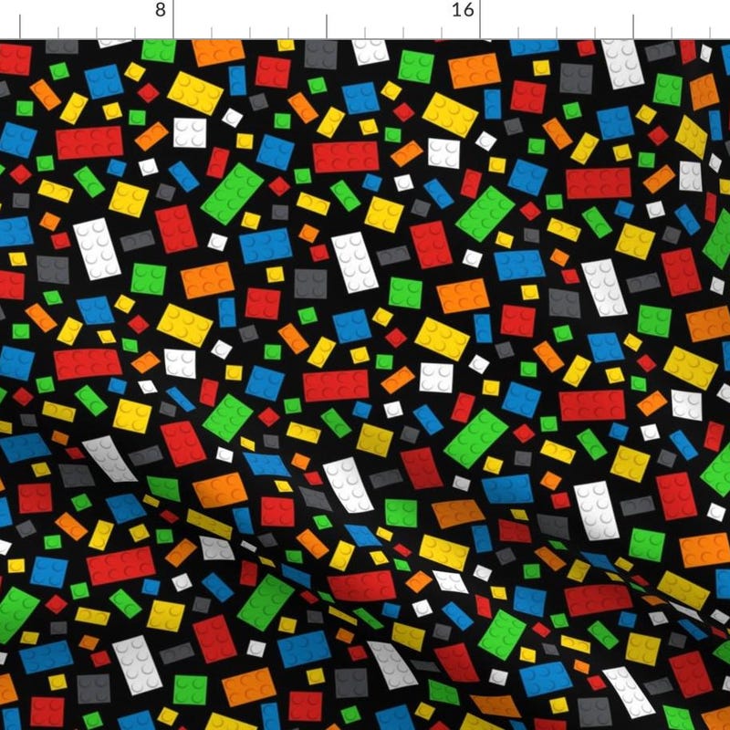 Legos Fabric - Etsy