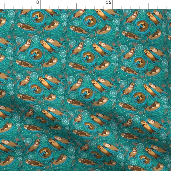 Otter Fabric - Etsy
