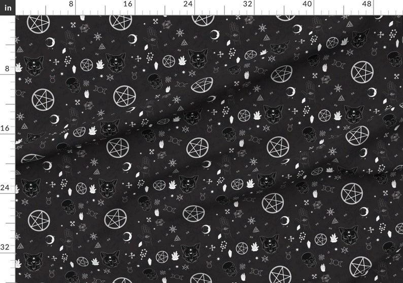 Pagan Fabric It's Witchcraft Evovled By | Etsy