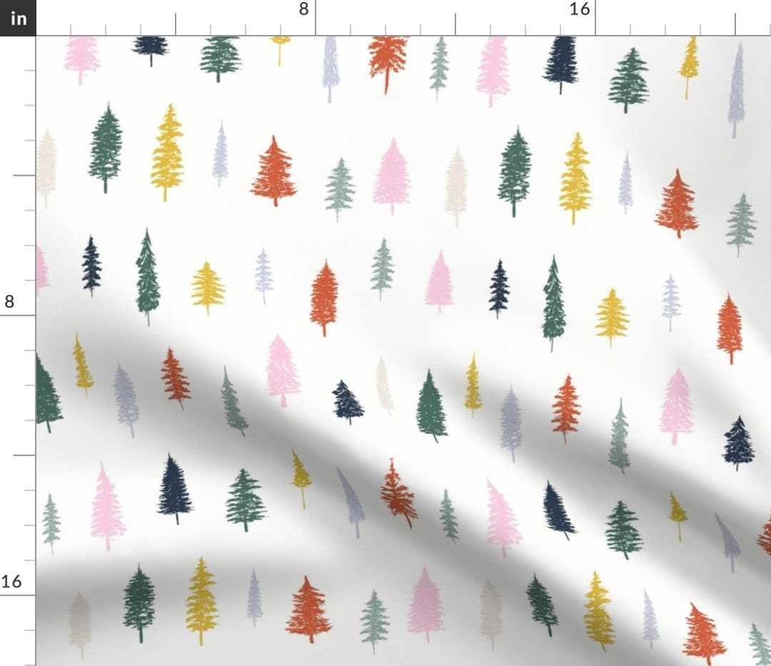Colorful Christmas Fabric Tree Pattern by Bydaniellesilvie - Etsy