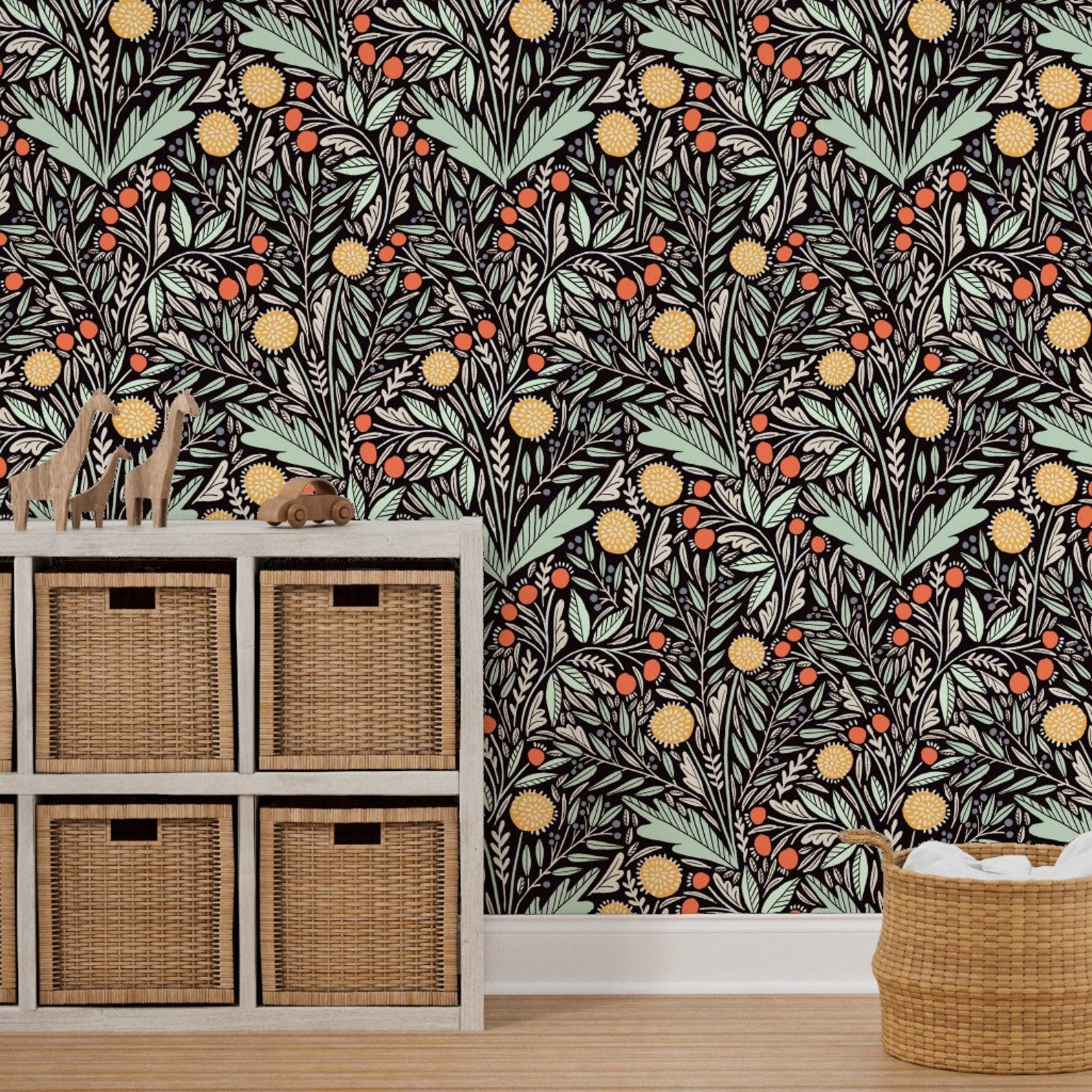 Eucalyptus Wallpaper Astrid by Amy Maccready Nature - Etsy