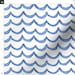 Ocean Fabric - Ocean Waves by Hipkiddesigns - Ocean Nautical White Blue ...