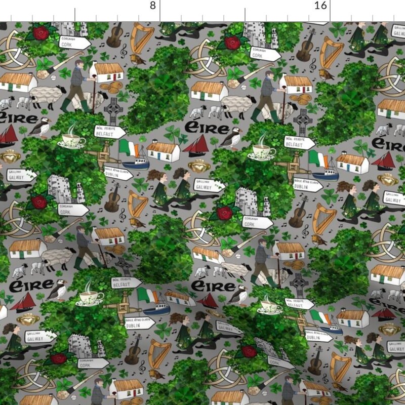 Irish Fabric - Etsy