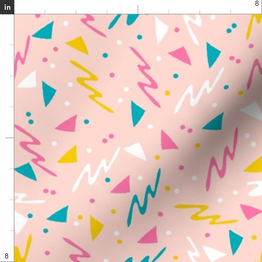 Abstract 90s Fabric Retro Rad 80s 90s Abstract Kids 90s - Etsy