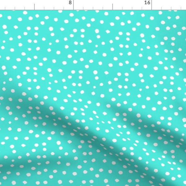Turquoise Polka Dots - Etsy