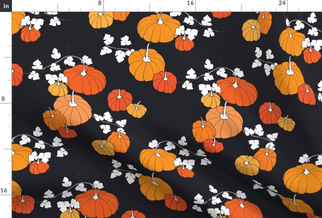 Pumpkin Fabric - Pumpkin Patch by Katebillingsley - Pumpkin Fall Autumn ...