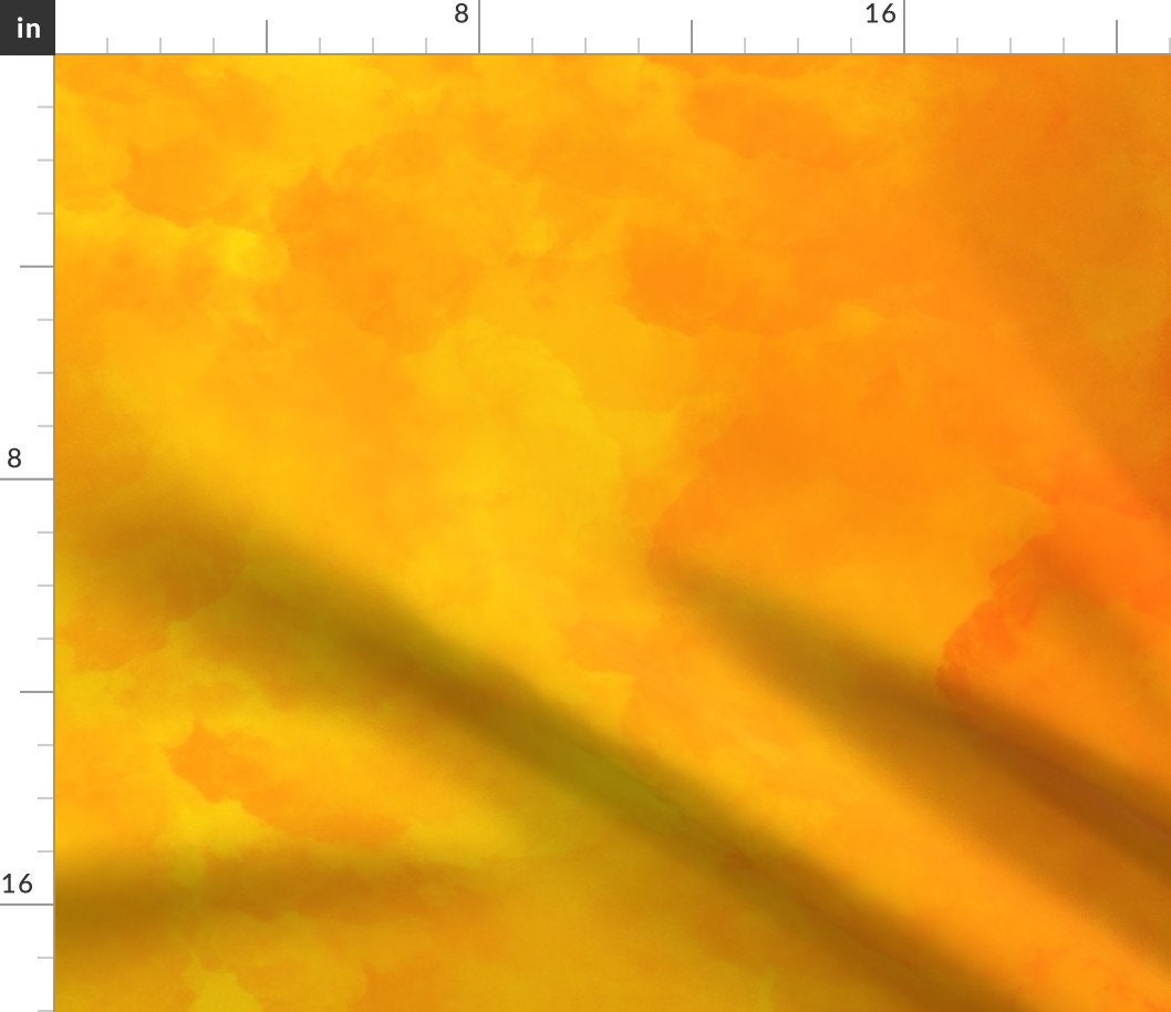 Fire Ombre Orange Yellow Fabric Fire Ombre by Aspie Giraffe - Etsy
