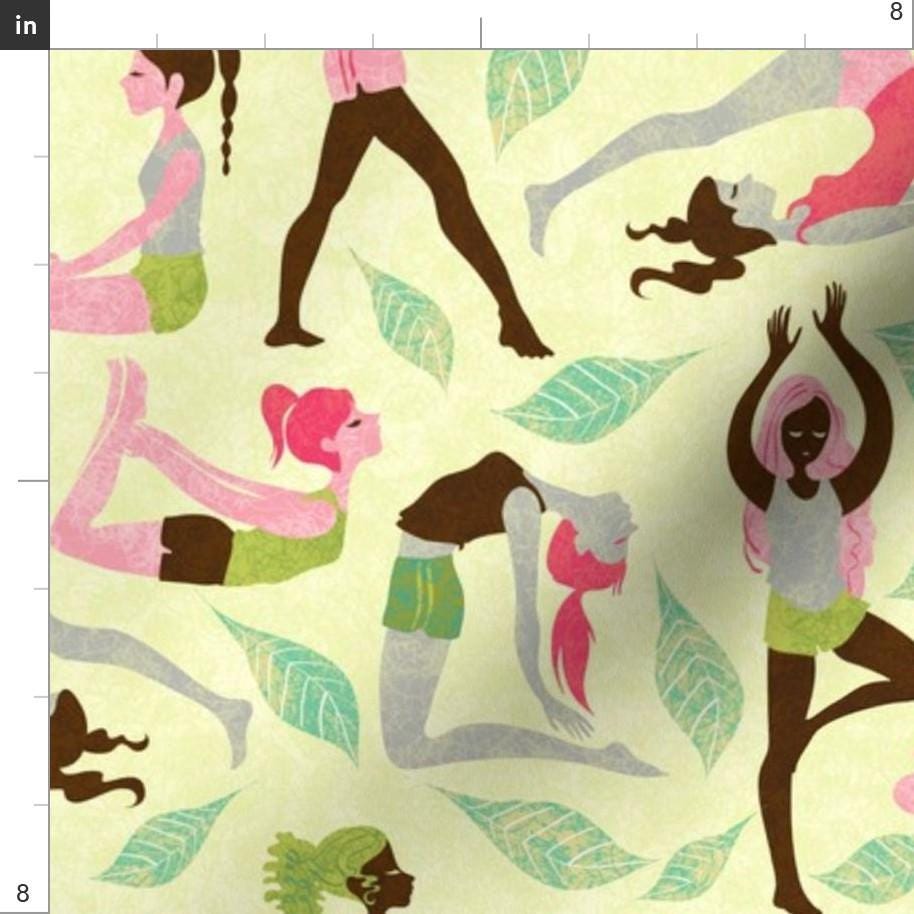 Yoga Exercise Fabric - Yoga-girls by Gaiamarfurt - Yoga Athletic ...