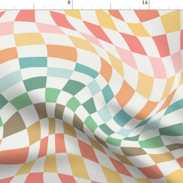 Checkered Fabric - Etsy