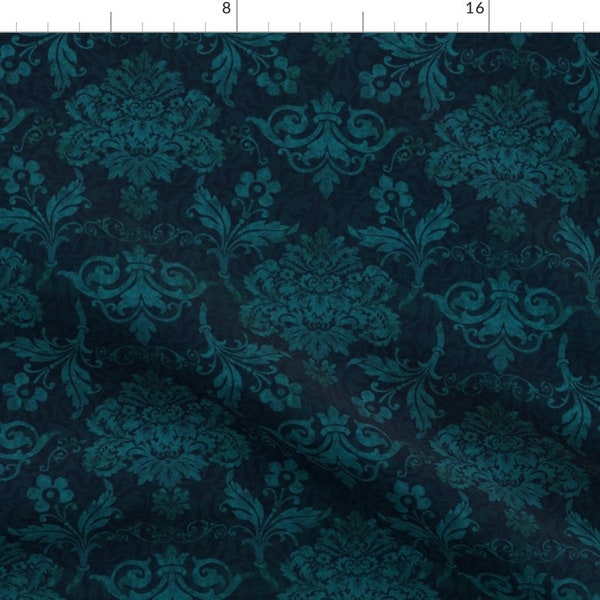 Damask Turquoise - Etsy
