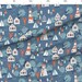 Nantucket Blue Beach Houses Nautical Fabric Nantucket Summer by ...