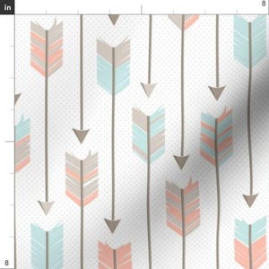 Boho Fabric Tribal Arrows Pattern Fabric by Jannasalak Boho Baby Girl ...