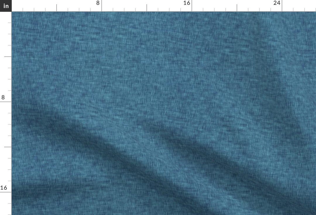 Blue Fabric - Solid Blue Linen Texture Effect by Nouveau Bohemian ...
