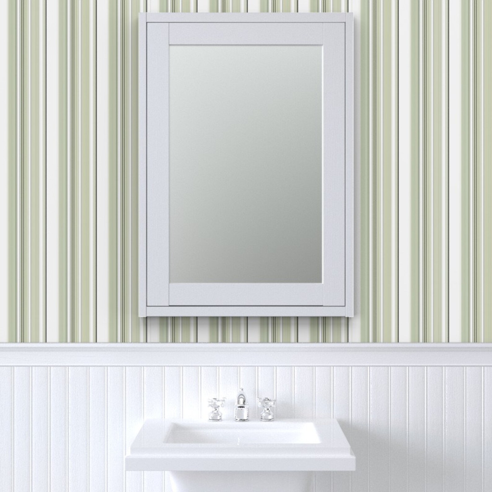 Striped Wallpaper Lofty Linen Lines by Kristopherk Gray - Etsy