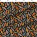 Patterned Fall Feathers Design Fabric - Fabulous Feathers by ...