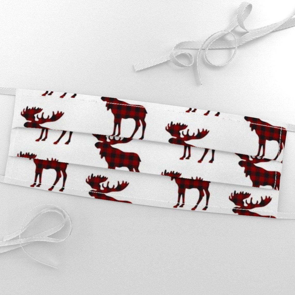 Buffalo Plaid Moose Fabric Woodland Canadian Fall Autumn - Etsy