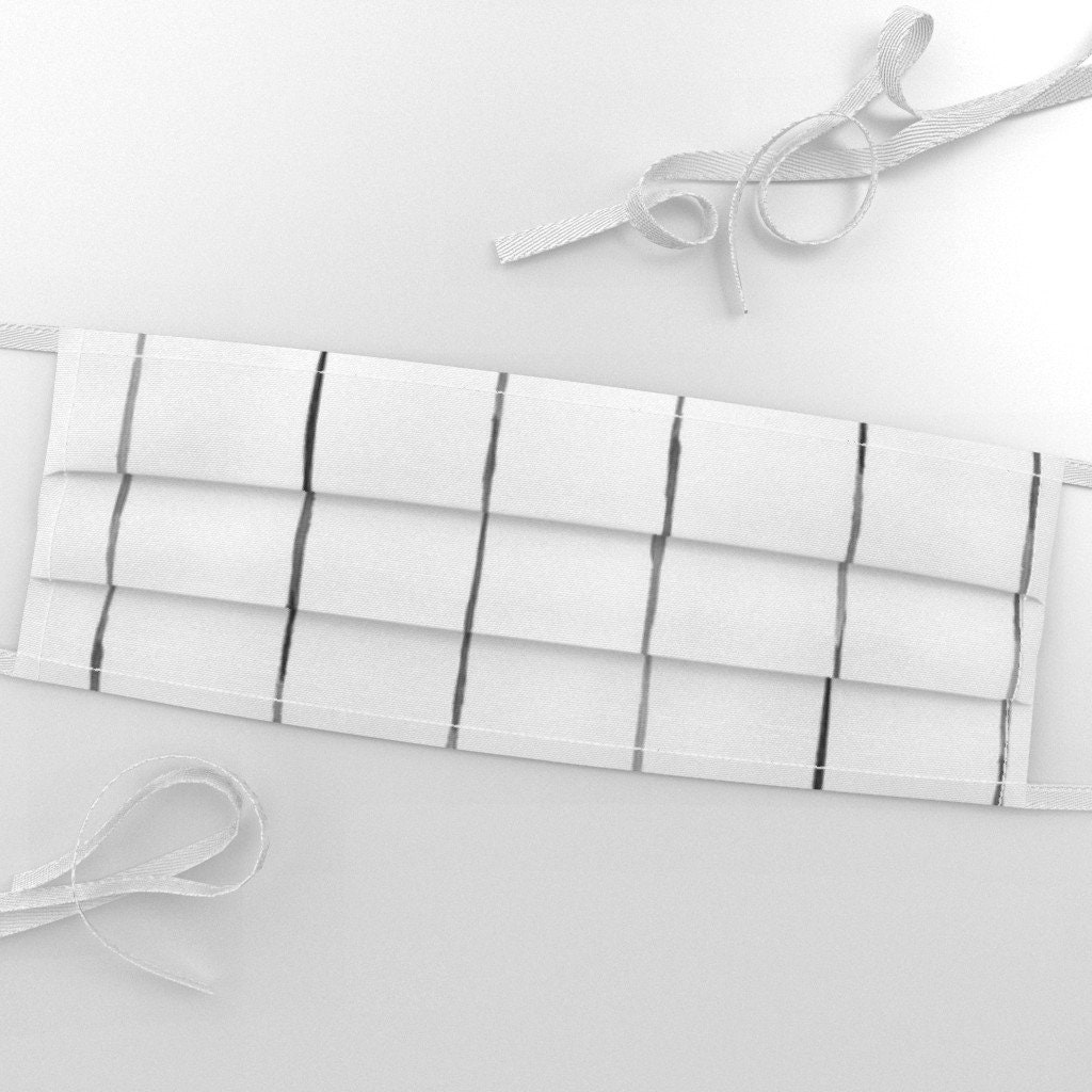 Minimal Fabric Minimal-black White-stripe by Crystal Walen - Etsy