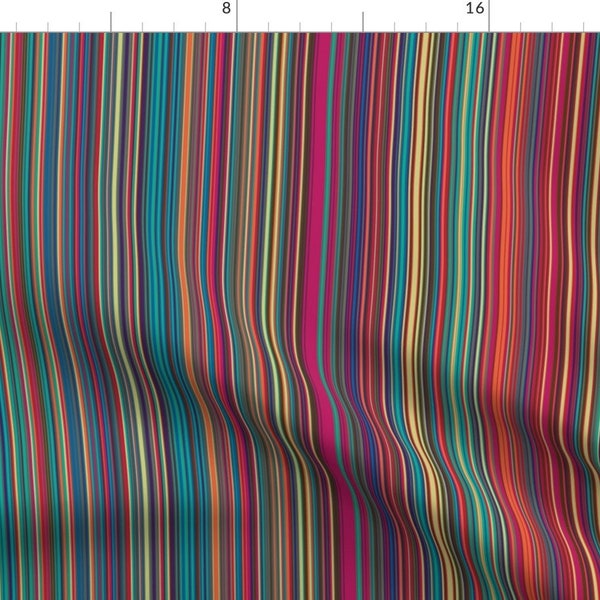 Striped Cotton Fabric - Etsy