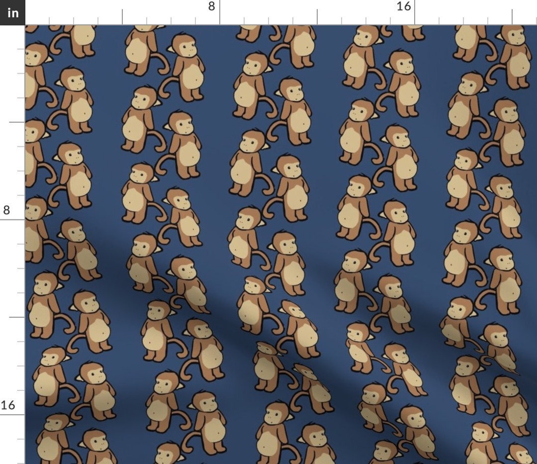 Monkey Fabric Plain-belly Monkeys by Pond Ripple Stuffed Monkey Kids ...