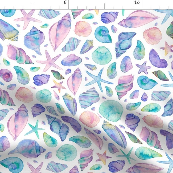 Seashell Fabric - Etsy
