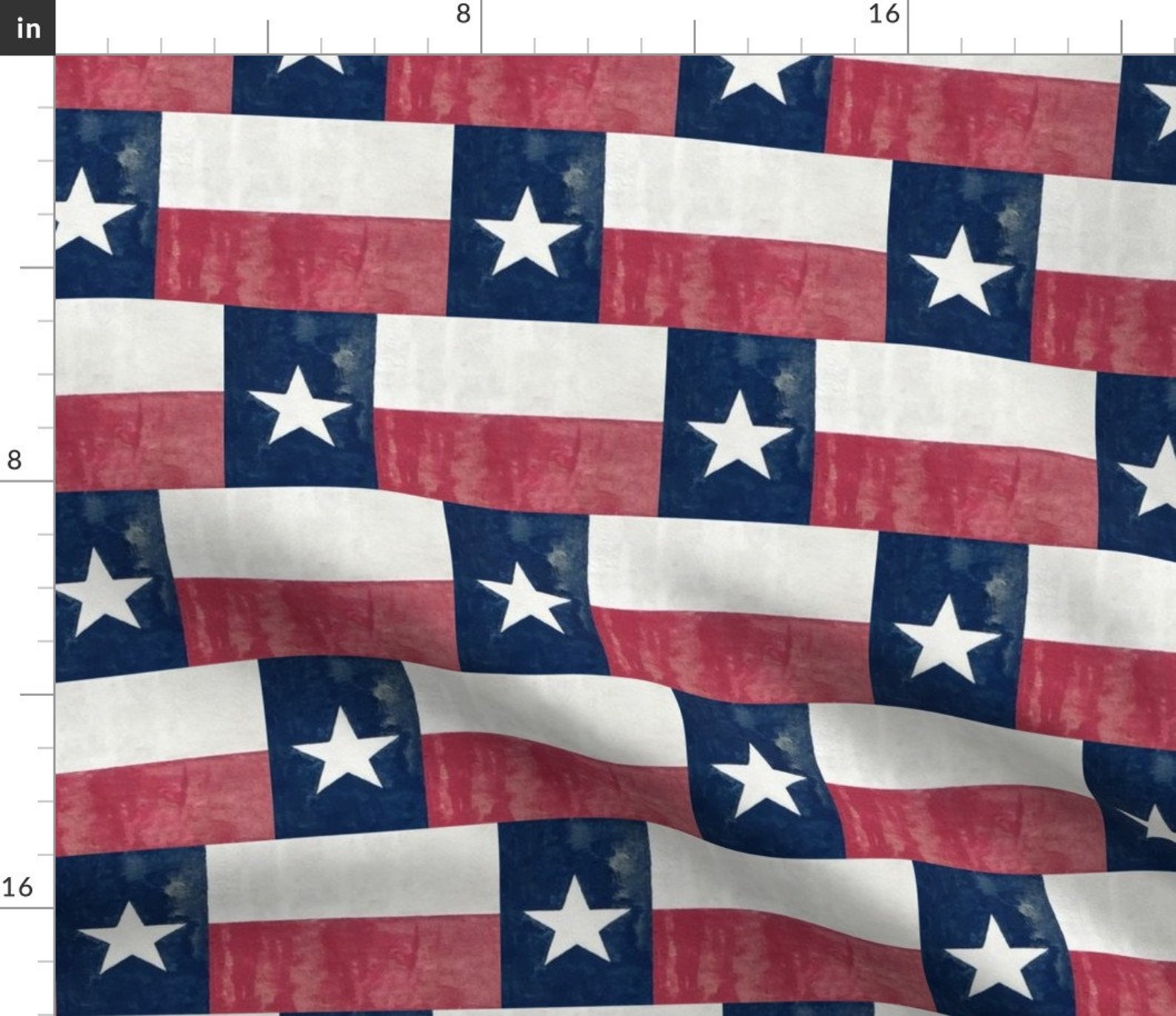 Texas Flag Fabric Colors of Texas by Susaninparis - Etsy