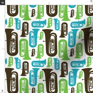 Tuba Fabric Tubas by Marchingbandstuff Tubas Musical - Etsy